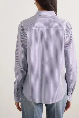 Saint Laurent Striped Cotton-poplin Shirt