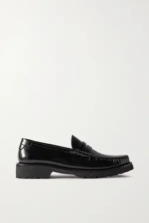Saint Laurent Le Loafer Leather Loafers