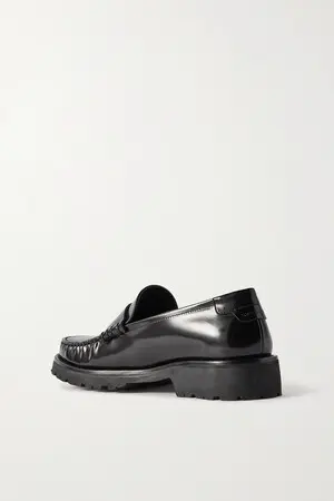 Saint Laurent Le Loafer Leather Loafers