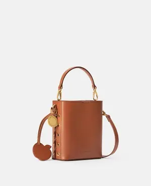 Stella McCartney Frayme Bucket Bag - Tan Brown