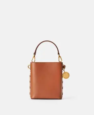 Stella McCartney Frayme Bucket Bag - Tan Brown