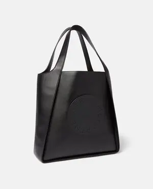 Stella McCartney Stella Logo Square Tote - Black