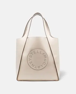 Stella McCartney Stella Logo Square Tote - Pure White