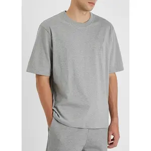 AMI Paris Logo-embroidered Cotton T-shirt