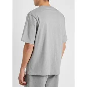 AMI Paris Logo-embroidered Cotton T-shirt
