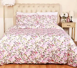 SUPERIOR Cotton Floral Wildflower Duvet Cover S Et, Full/queen - One-color