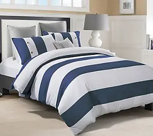 SUPERIOR Addison 300-thread Count Duvet Cover, Ing/cal King - One-color
