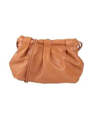 THEMOIRE Crossbody Bag With Brand Logo Tan