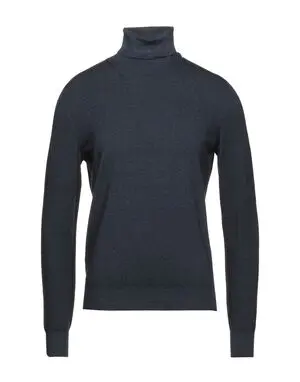 DRUMOHR Merino Wool Turtleneck Dark Blue