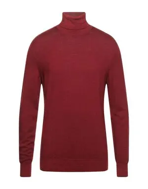 DRUMOHR Merino Wool Turtleneck Maroon