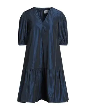 VIOLANTI Mini Trapeze Dress - Midnight Blue