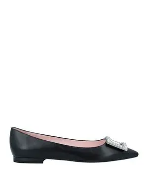ROGER VIVIER Soft Leather Ballet Flats