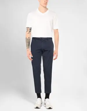 TRUSSARDI Pants Size Cotton, Elastane - Blue