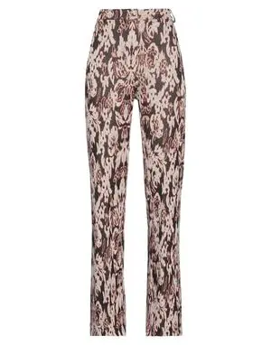 SOALLURE Multicolor Pattern Chinos - Black