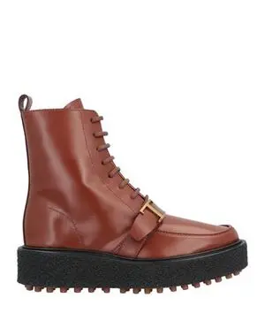 TOD'S Ankle Boots In Soft Leather Brown