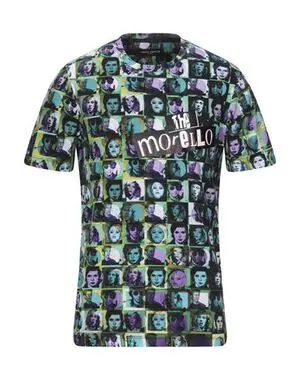 FRANKIE MORELLO Man T-shirt Blue Size Xs Cotton Green