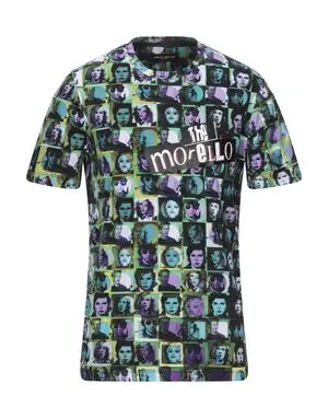 FRANKIE MORELLO Man T-shirt Blue Size Xs Cotton Light Green