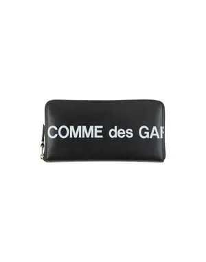 Comme Des Garçons Wallet Bovine Leather - Black