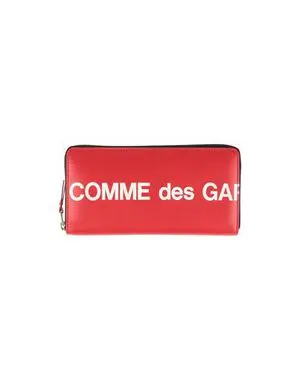 Comme Des Garçons Woman Wallet Red Size - Bovine Leather Red