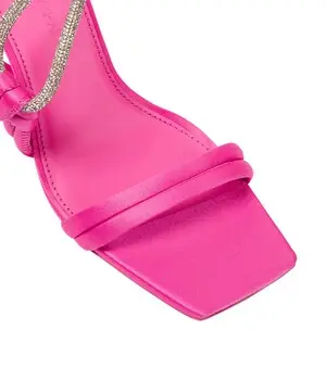 Simkhai Cassie Embellished Satin Sandals