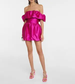 Simkhai Cassie Embellished Satin Sandals