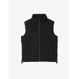 Sandro Sleeveless Shell Puffer Jacket Bleus