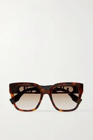 Fendi O'lock Oversized Square-frame Sunglasses - Brown