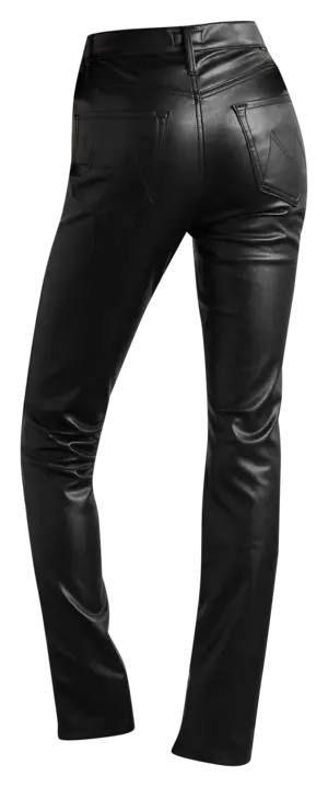 MOTHER - Mother + Net Sustain The Dazzler Skimp Faux Leather Straight-Leg Pants
