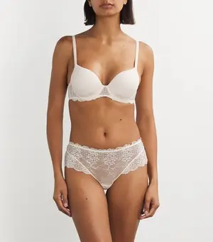 Simone Perele Spacer Plunge Reve Bra - Pink