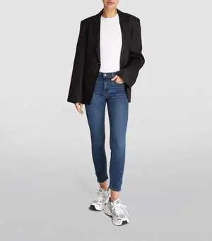 7 For All Mankind Bair High-rise Ankle Skinny Jeans