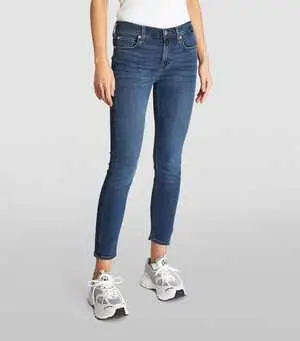 7 For All Mankind Bair High-rise Ankle Skinny Jeans