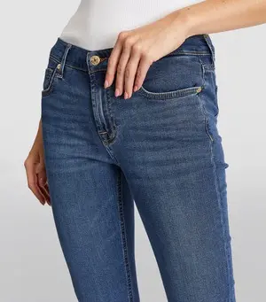 7 For All Mankind Bair High-rise Ankle Skinny Jeans