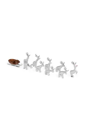 NAMBE Mini Reindeer 10-piece Figurine Set