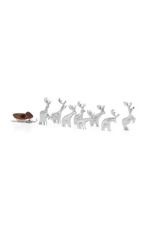 NAMBE Mini Reindeer 10-piece Figurine Set