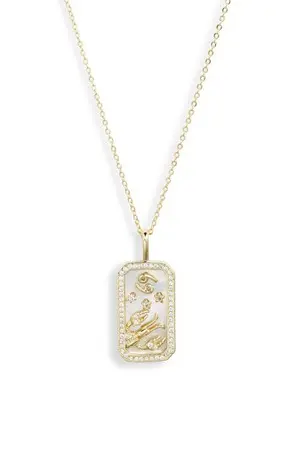 Melinda Maria Melinda Maria Zodiac Pendant Necklace Goldancer