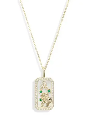 Melinda Maria Melinda Maria Zodiac Pendant Necklace Goldeo