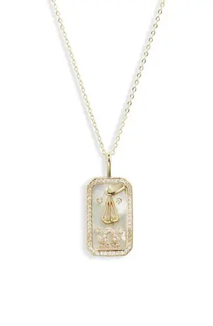 Melinda Maria Melinda Maria Zodiac Pendant Necklace Goldibra
