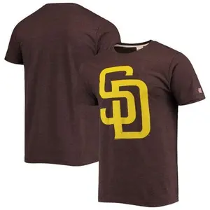HOMAGE San Diego Padres Hand Drawn Logo Tri-blend T-shirt