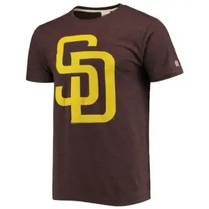 HOMAGE San Diego Padres Hand Drawn Logo Tri-blend T-shirt