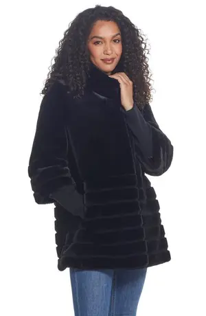 Gallery Water Resistant Faux Fur Jacket