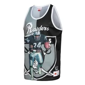 Mitchell & Ness Bo Jackson /silver Las Vegas Raiders Retired Player Graphic Tank Top