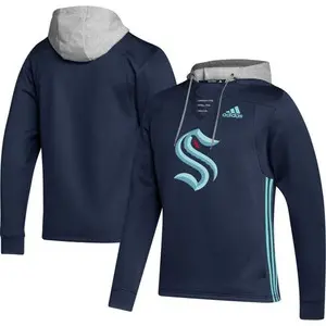 Adidas Seattle Kraken Primeblue Team Pullover Hoodie
