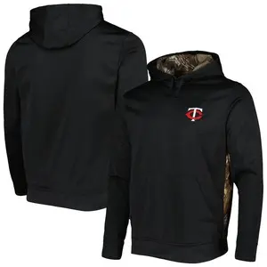 DUNBROOKE Camo Minnesota Twins Ranger Pullover Hoodie - Black