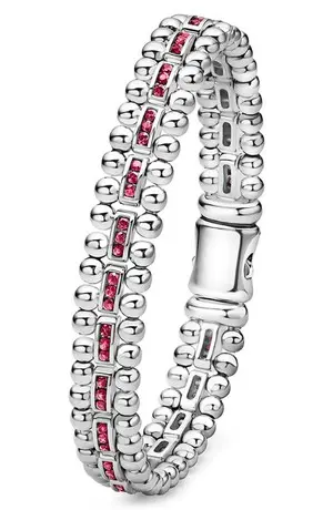 Lagos Caviar Spark Link Bracelet - Silver