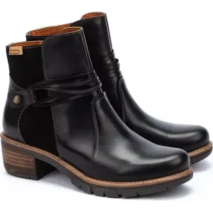 Pikolinos San Sebastian Water Resistant Ankle Boots Black