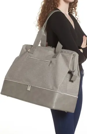 BEIS The Weekender Travel Bag - Grey