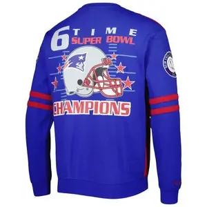 Mitchell & Ness New England Patriots All Over 2.0 Pullover Sweatshirt
