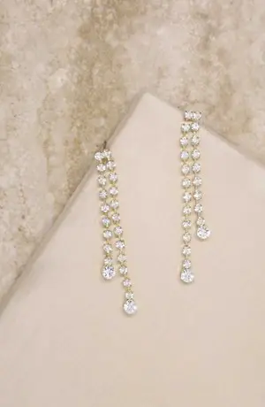 Ettika Crystal Drop Earrings