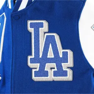 PRO STANDARD Los Angeles Dodgers Mash Up Logo Varsity Full-zip Jacket