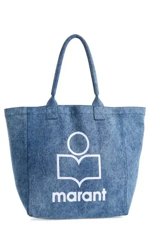 Isabel Marant Yenky Logo Canvas Tote